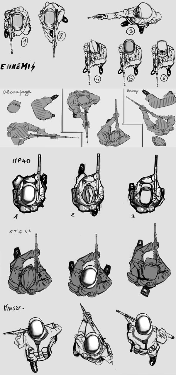 Drawing enemy tokens – Triton Noir