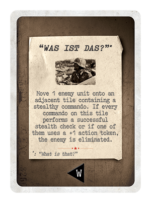 Event card "Was ist das?" – Triton Noir
